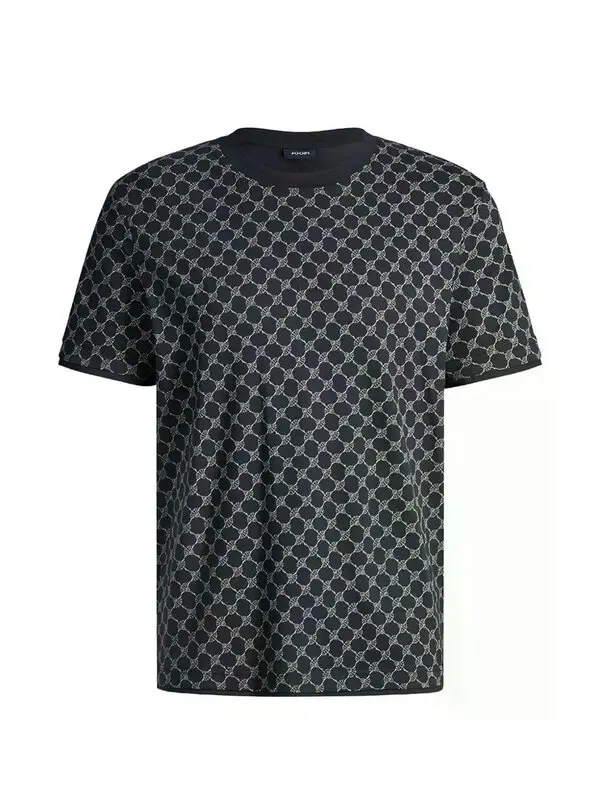 JOOP! Cornflower Victormanuel-print T-shirt - Black