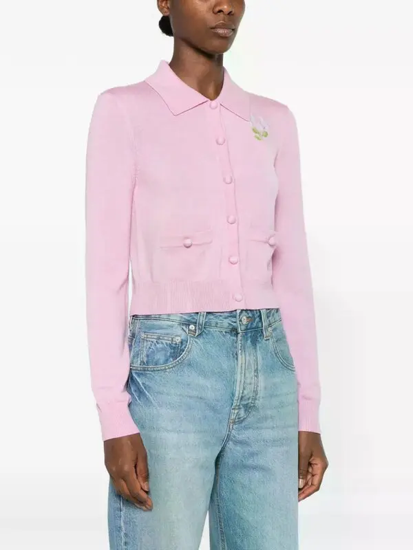 SELF-PORTRAIT Floral Embroidered Cardigan