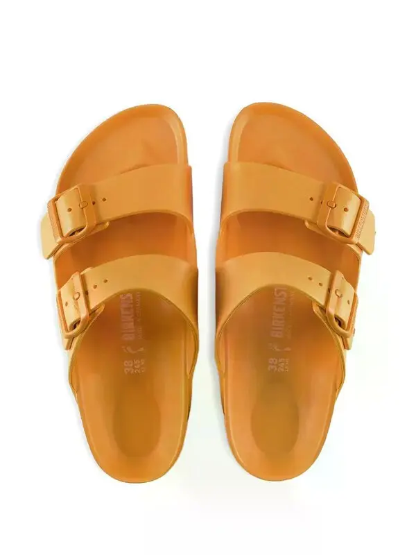 BIRKENSTOCK Arizona Buckle-fastening Slides - Orange