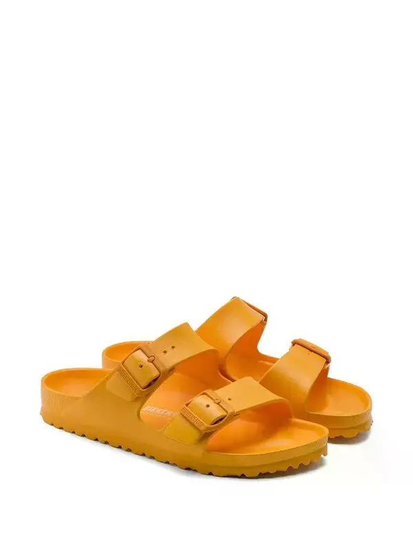 BIRKENSTOCK Arizona Buckle-fastening Slides - Orange