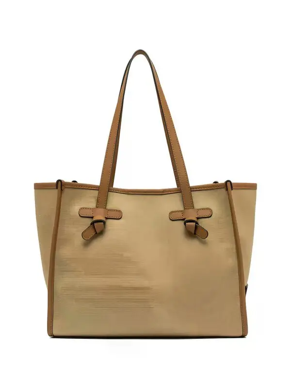 MARCELLA CLUB Leather-trimmed Tote Bag