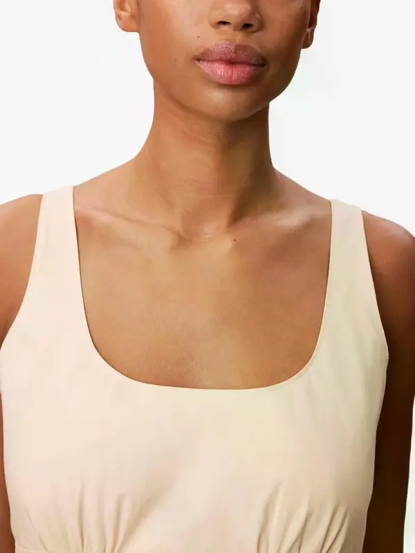 Calvin Klein Ruched Bust A-line Midi Dress