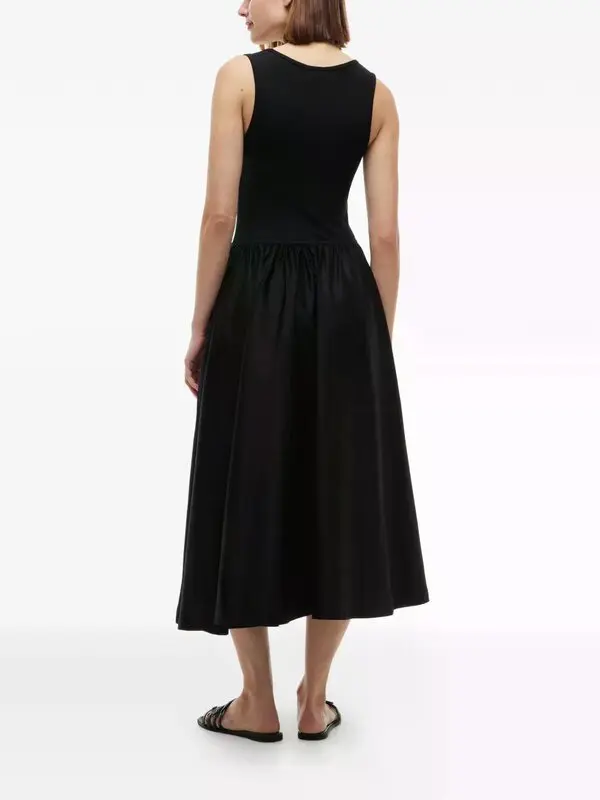 Tommy Hilfiger Ribbed-knit Midi Dress - Black