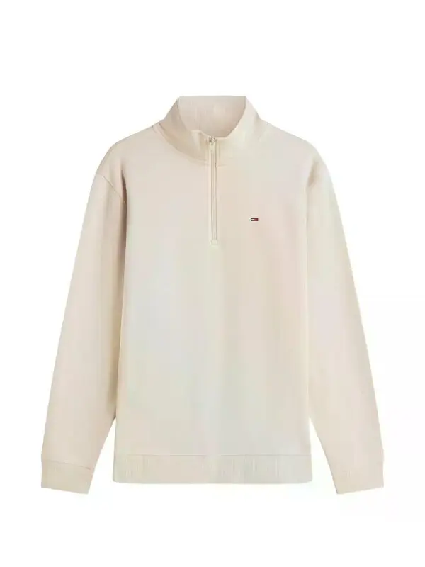 Tommy Hilfiger Quarter-zip Logo-embroidered Sweatshirt