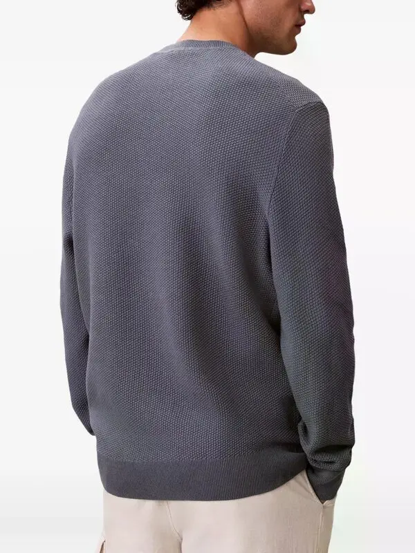 Calvin Klein Waffle Knit Crew Neck Sweater