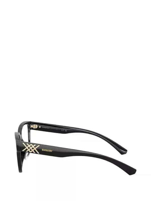 Burberry Square Frame Eyeglasses - Black