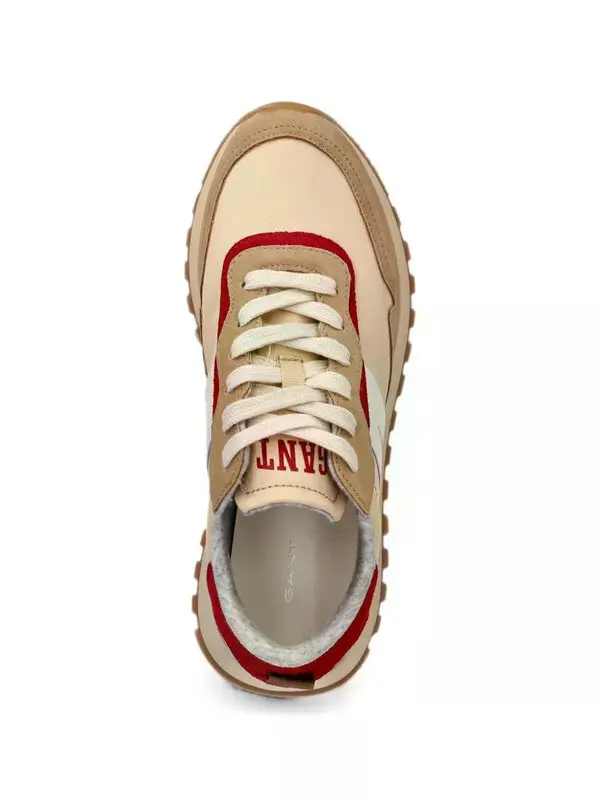 Gant Panelled Suede-trimmed Sneakers