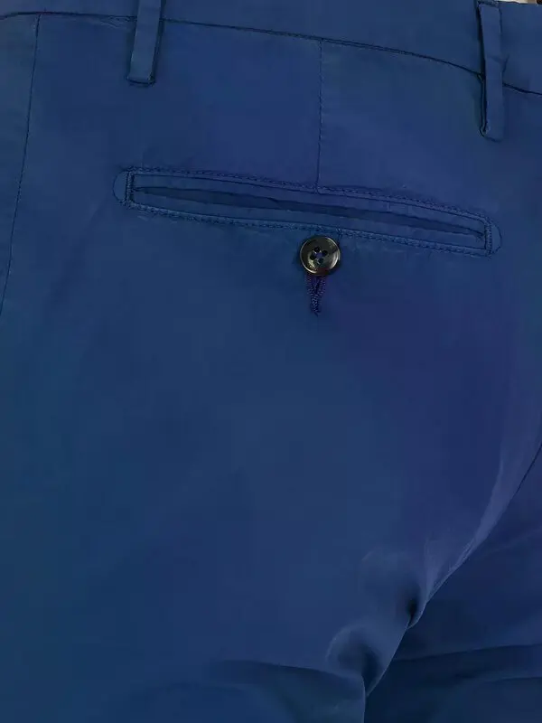 B SETTECENTO B. Setttecento Slim-fit Trousers With Turn-up Hems