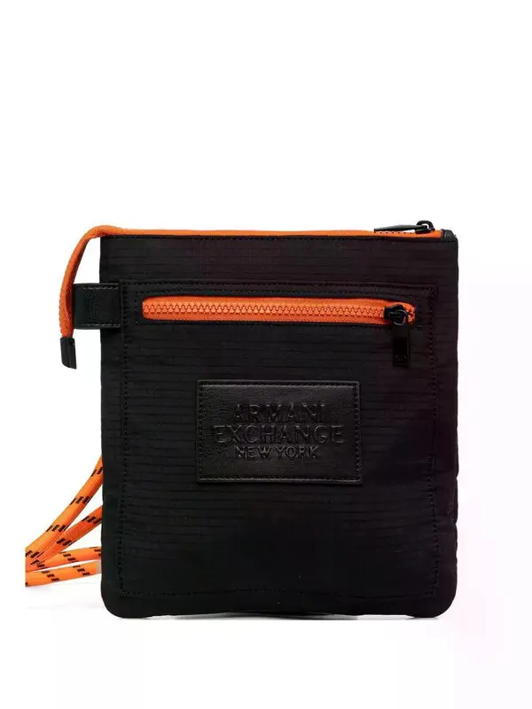 Armani Exchange Ripstop Logo Shoulder Bag
