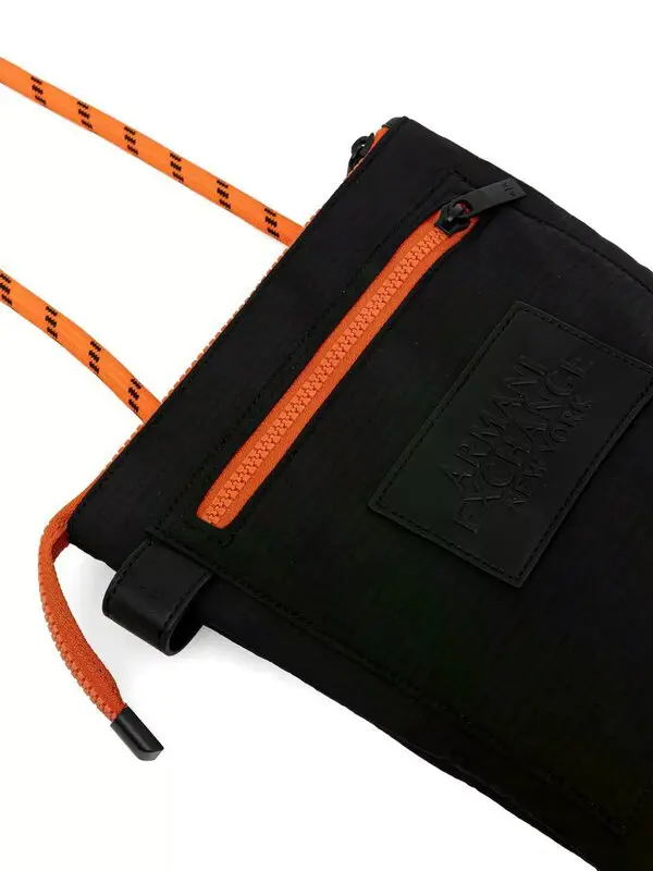 Armani Exchange Ripstop Logo Shoulder Bag