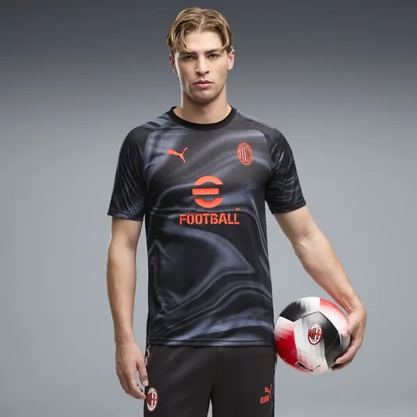 PUMA Ac Milan Warmup Jersey - Gray