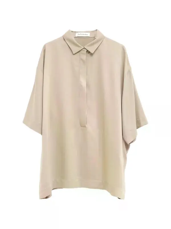 THE FRANKIE SHOP Oversized Short-sleeved Shirt