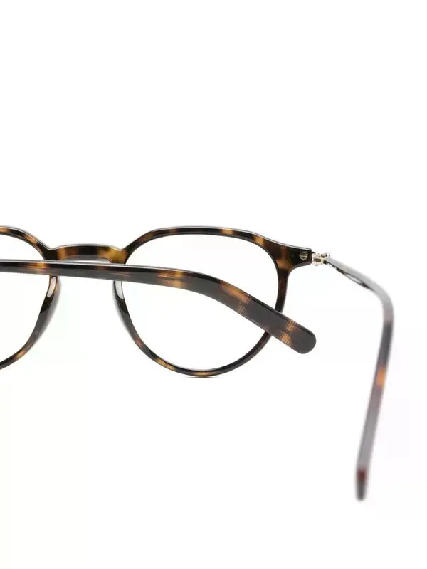 Montblanc Round-frame Glasses - Brown