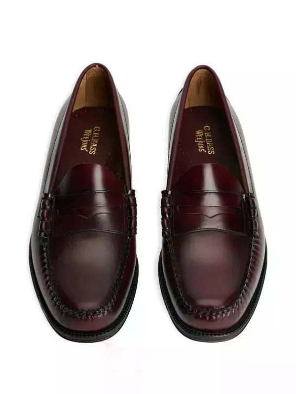 G.H.BASS Larson Penny Loafers - Red