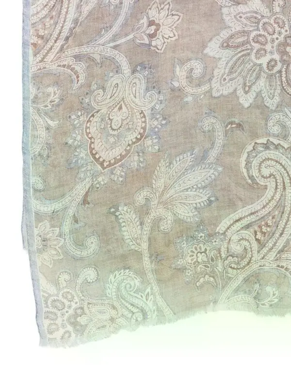 DELL'OGLIO Giglio Paisley-pattern Scarf