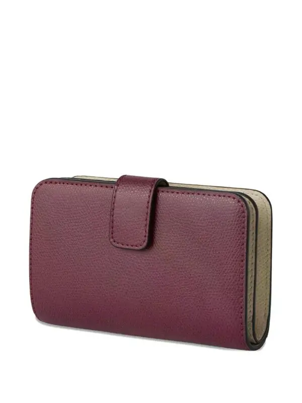 Furla Medium Camelia Leather Wallet - Red