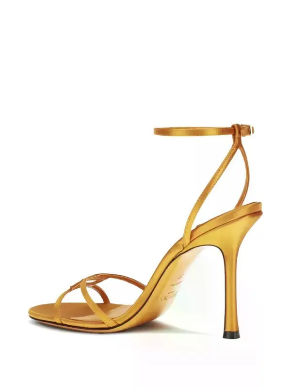 JIMMY CHOO Leo 100 Heeled Sandals - Orange