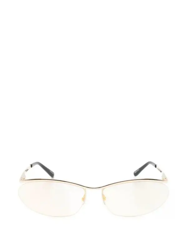 Attico X Linda Farrow Charlotte Sunglasses - Gold