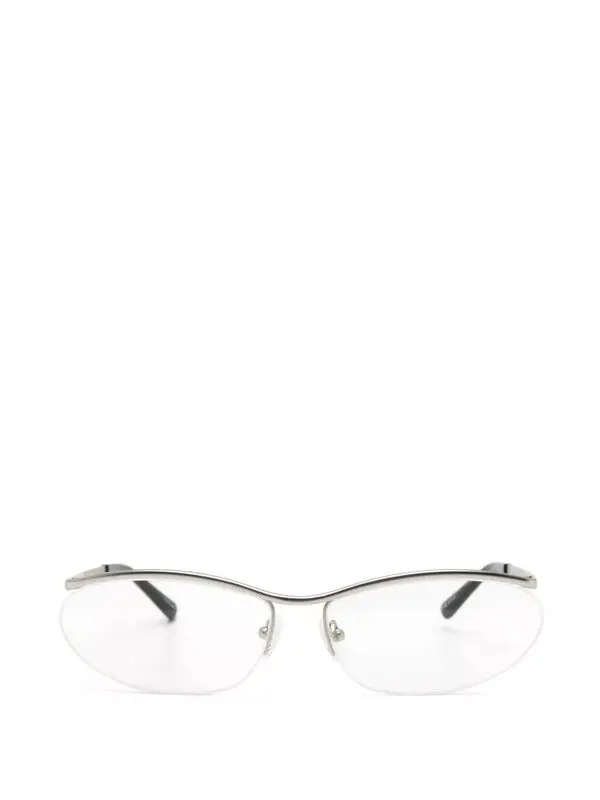 Attico X Linda Farrow Charlotte Glasses - Silver
