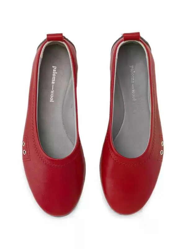 Paloma Wool Miles Iii Leather Ballet Flats