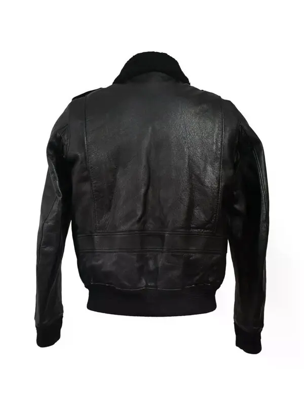 Saint Laurent Shearling Collar Bomber Jacket