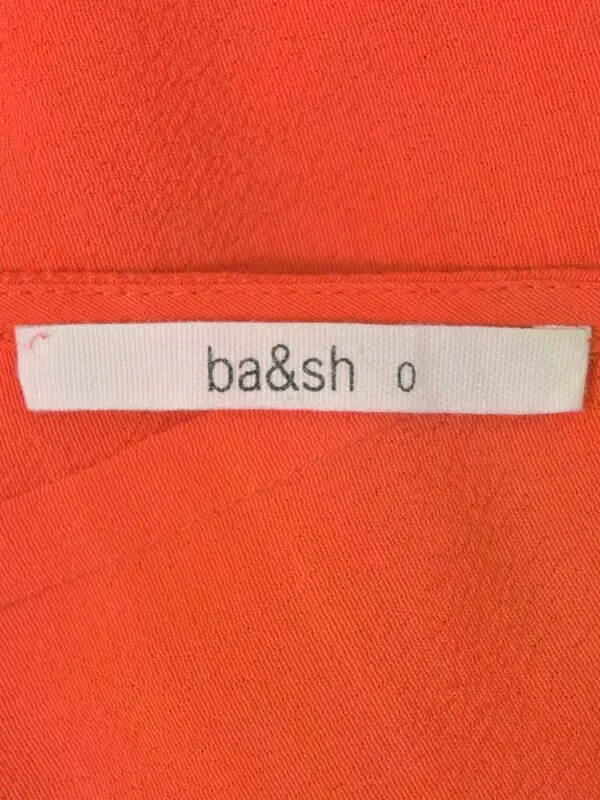 Ba&sh Red Crepe Wide-leg Jumpsuit