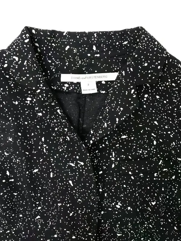 Diane Von Furstenberg Galaxy Crepe Blazer
