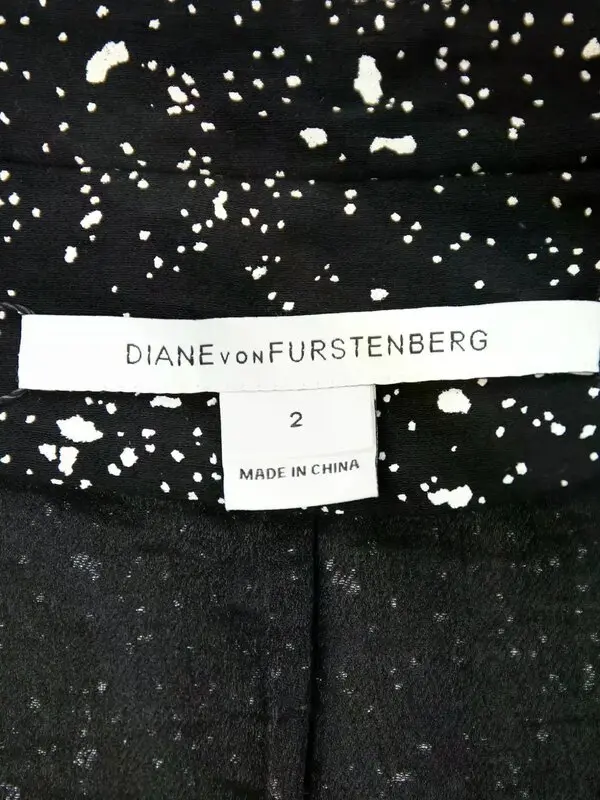 Diane Von Furstenberg Galaxy Crepe Blazer