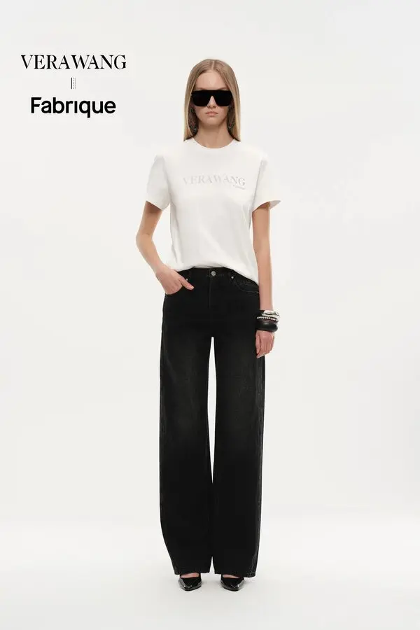 Fabrique Silver Graphic Cotton T-shirt