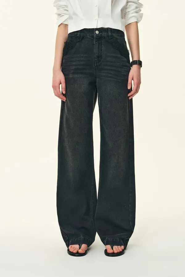 Fabrique Vivian Jeans In Special Cotton Denim Wash