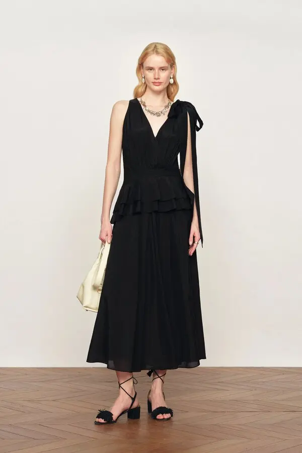 Fabrique Yvonne Sleeveless Dress - Black