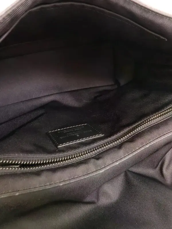 LOUIS VUITTON Monogram Eclipse Voyager Messenger Pm Shoulder Bag - Grey