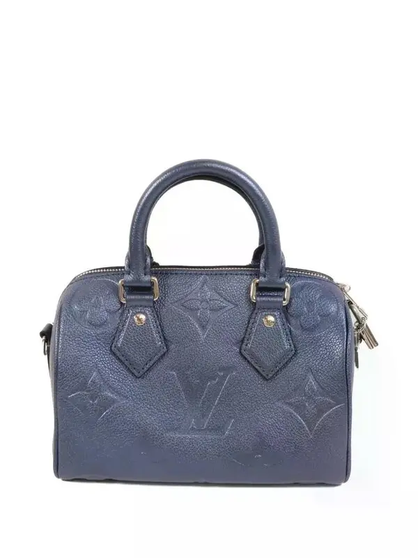 LOUIS VUITTON Speedy Bandoulière 20 Tote Bag - Blue