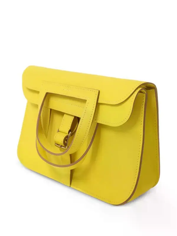Hermès Mini Halzan Tote Bag - Yellow