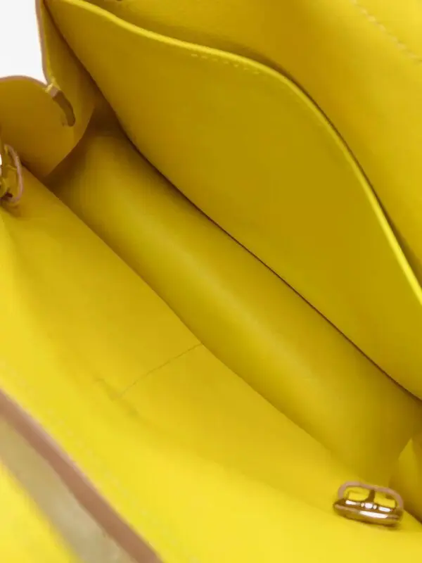 Hermès Mini Halzan Tote Bag - Yellow