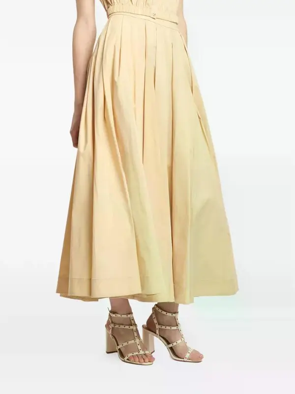 Cinq À Sept Doran Pleated A-line Skirt