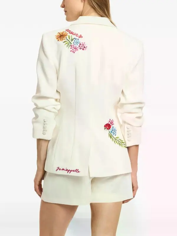 Cinq À Sept Cheyenne Floral-embroidered Blazer