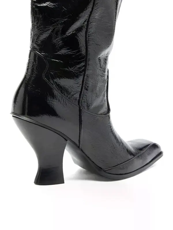 DIESEL® D-luffy Patent Leather Boots