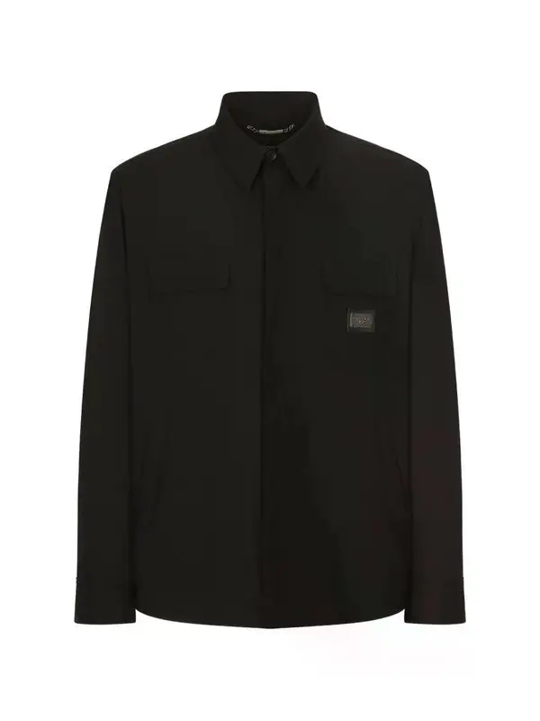Dolce & Gabbana Nylon Shirt With Logo Tag