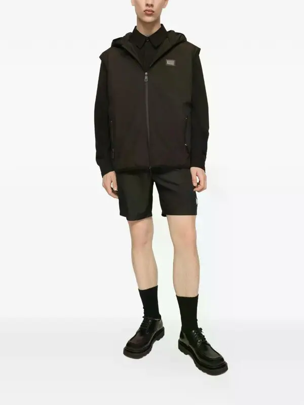 Dolce & Gabbana Nylon Shirt With Logo Tag