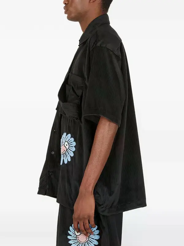 GARBAGE TV Appliqué Pocket Shirt