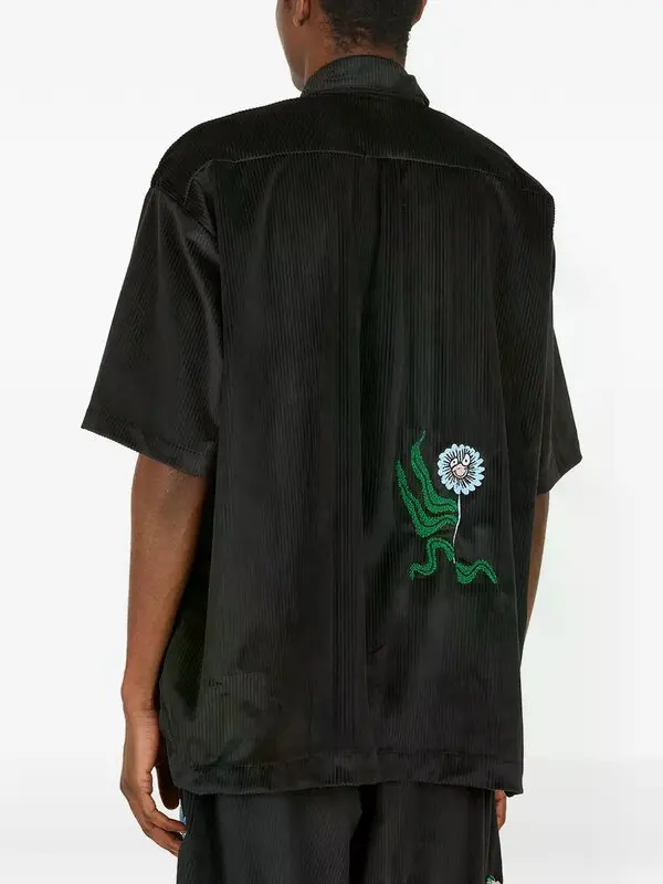 GARBAGE TV Appliqué Pocket Shirt