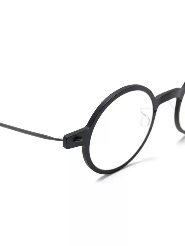 LINDBERG Round Metal Frame Eyeglasses
