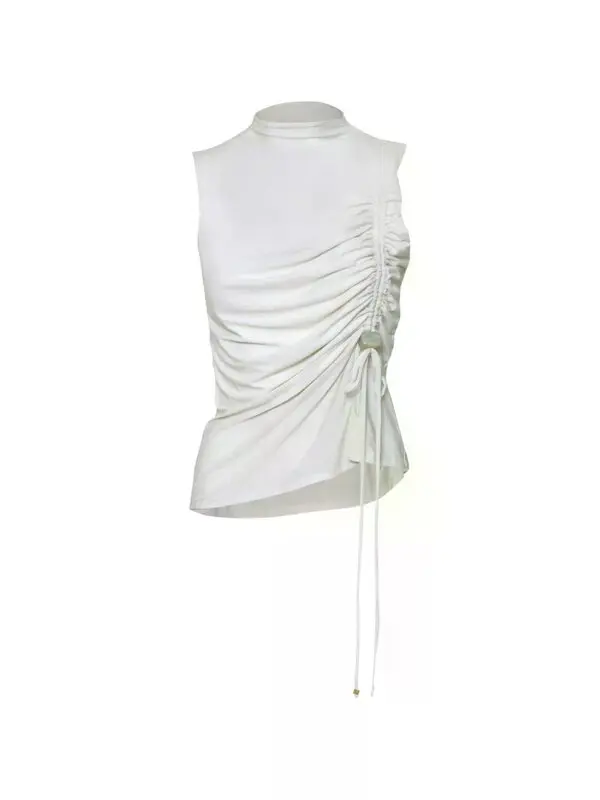 BAOBAB Uli Ruched Stone-embellished Top