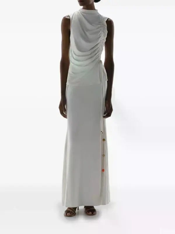 BAOBAB Uli Ruched Stone-embellished Top