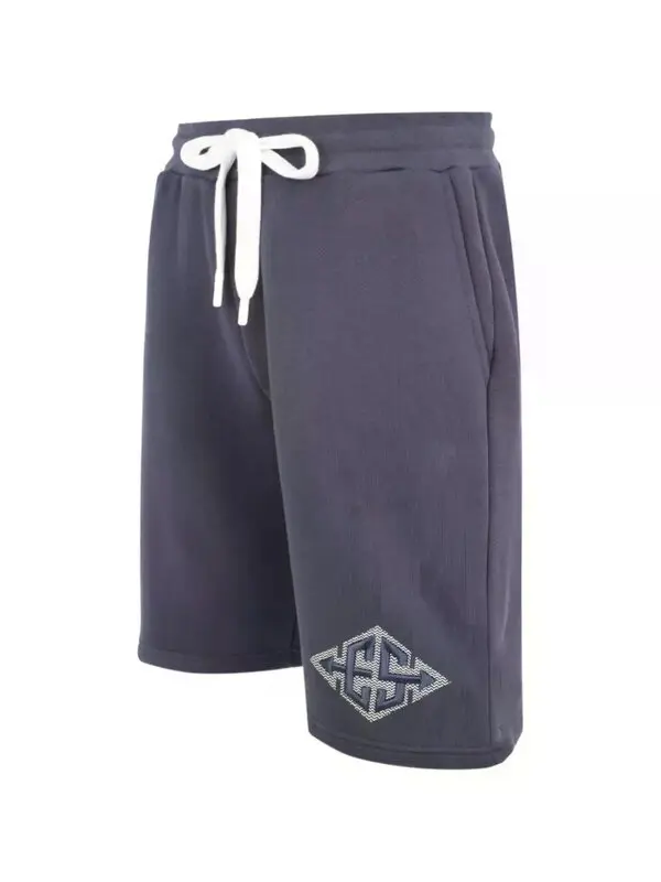 EXIT SOCIETY Logo-print Drawstring Shorts