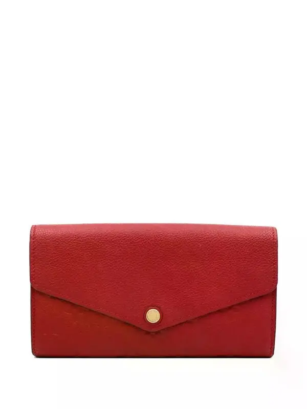 LOUIS VUITTON Nm Sarah Monogram Wallet - Red