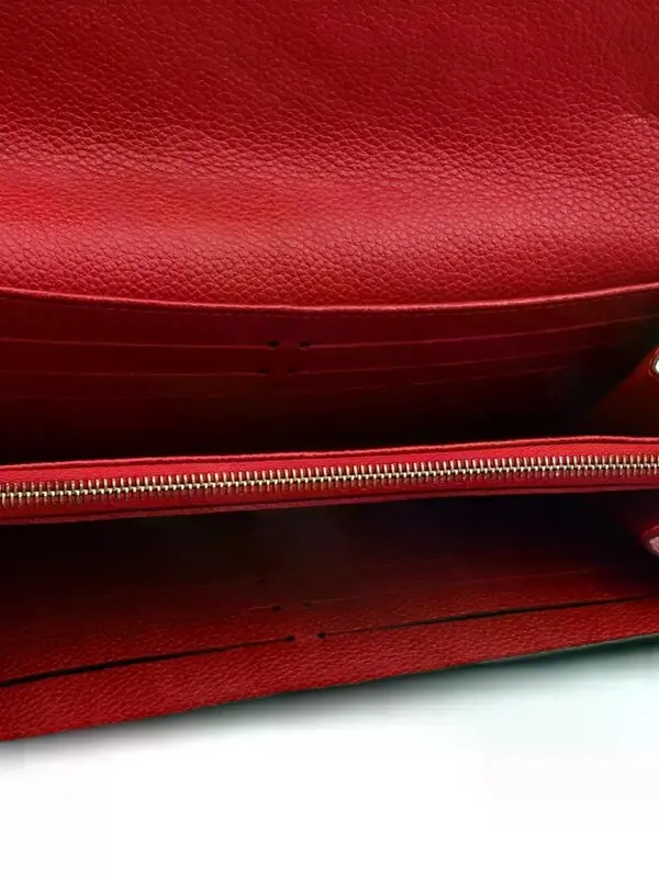 LOUIS VUITTON Nm Sarah Monogram Wallet - Red
