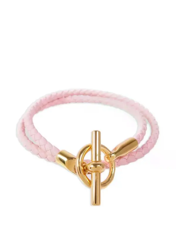 Hermès Glenan Double Tour Bracelet - Pink