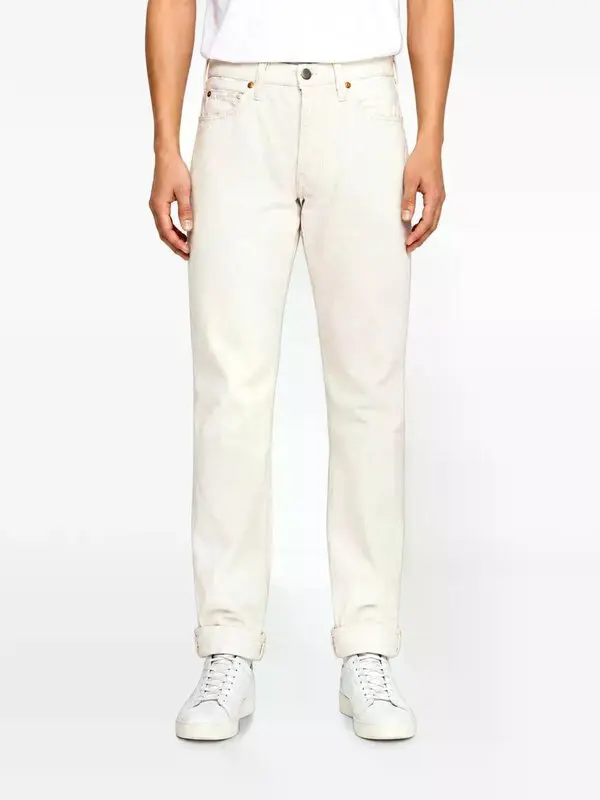 SAMURAI JEANS Straight-leg Jeans With Logo Patch